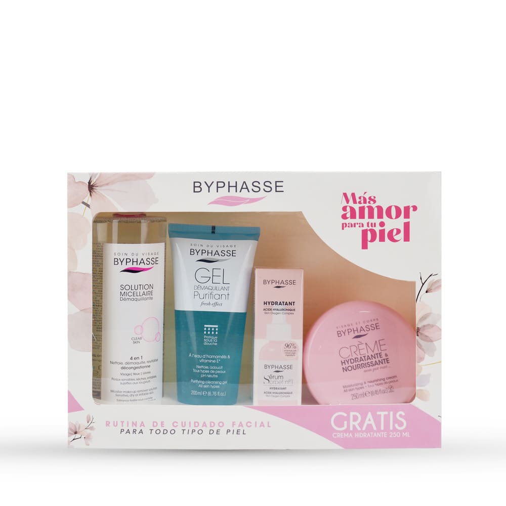 Byphasse Pack Sorbet No1 Gel Desmaquillante Crema Rostro Y Cuerpo Solucion Micelar